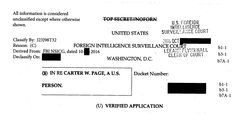 What to Make of the Carter Page FISA Applications | Lawfare